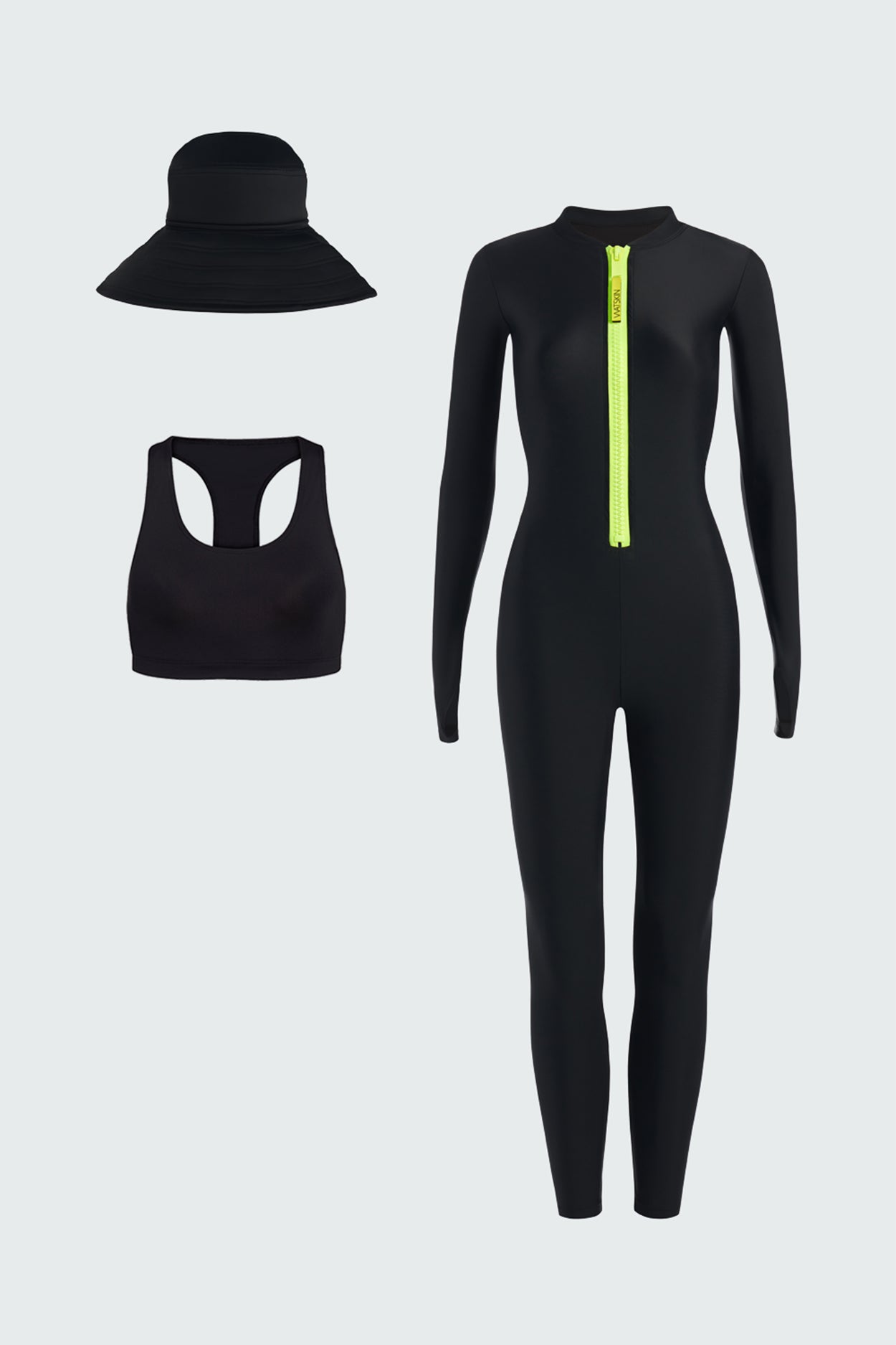 Build Your Own Set and Save 25% - Catsuit + Bra Top + Hat – WATSKIN