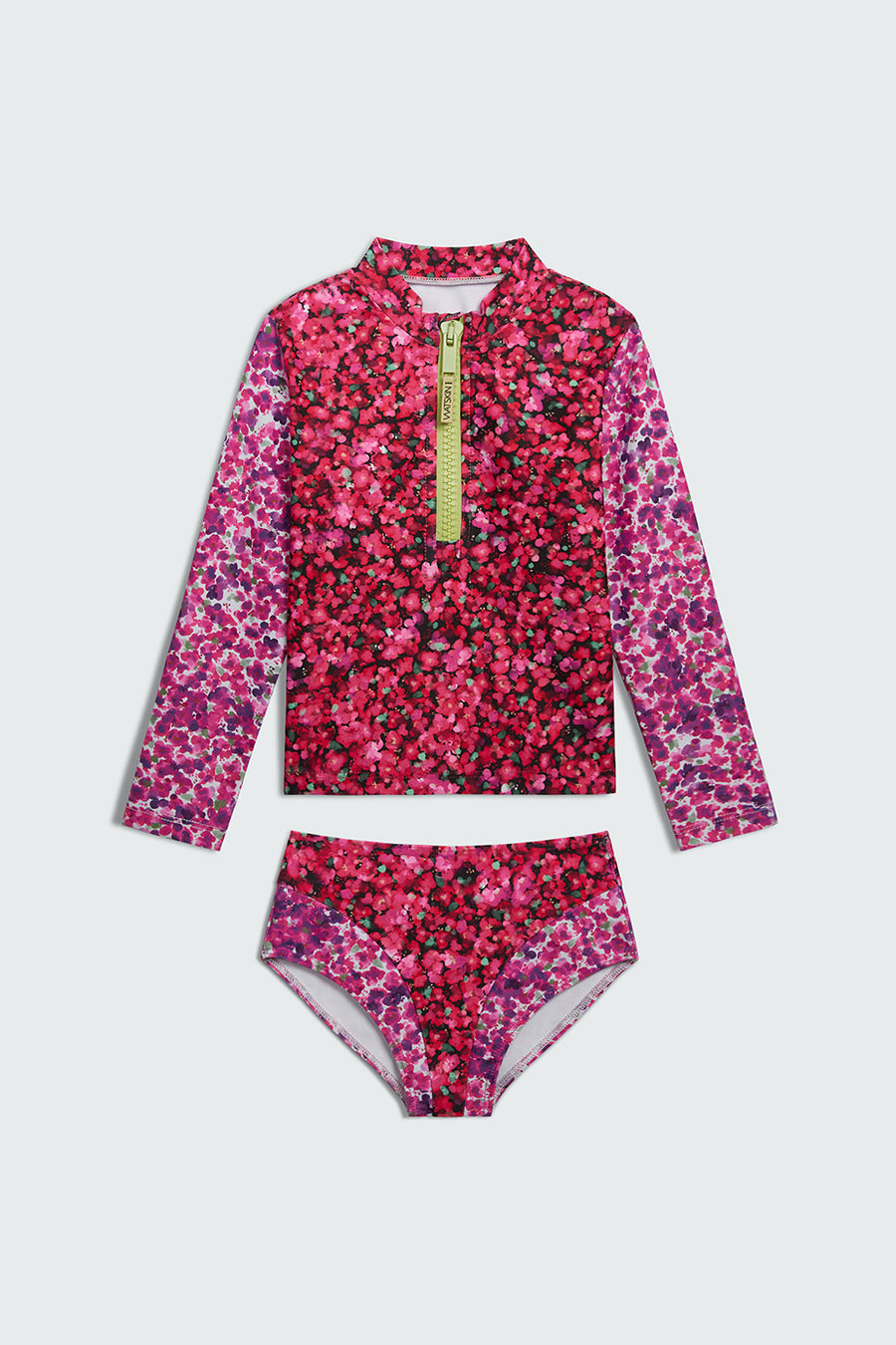 Kids Jackie Rashguard Swimsuit Set in Mini Floral – WATSKIN