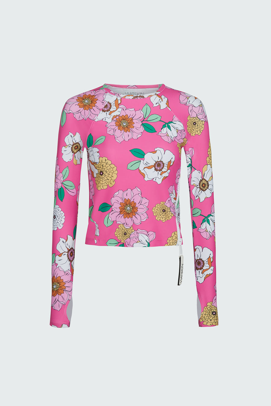 Sasha Long Sleeve Tee in Dalia Floral – WATSKIN